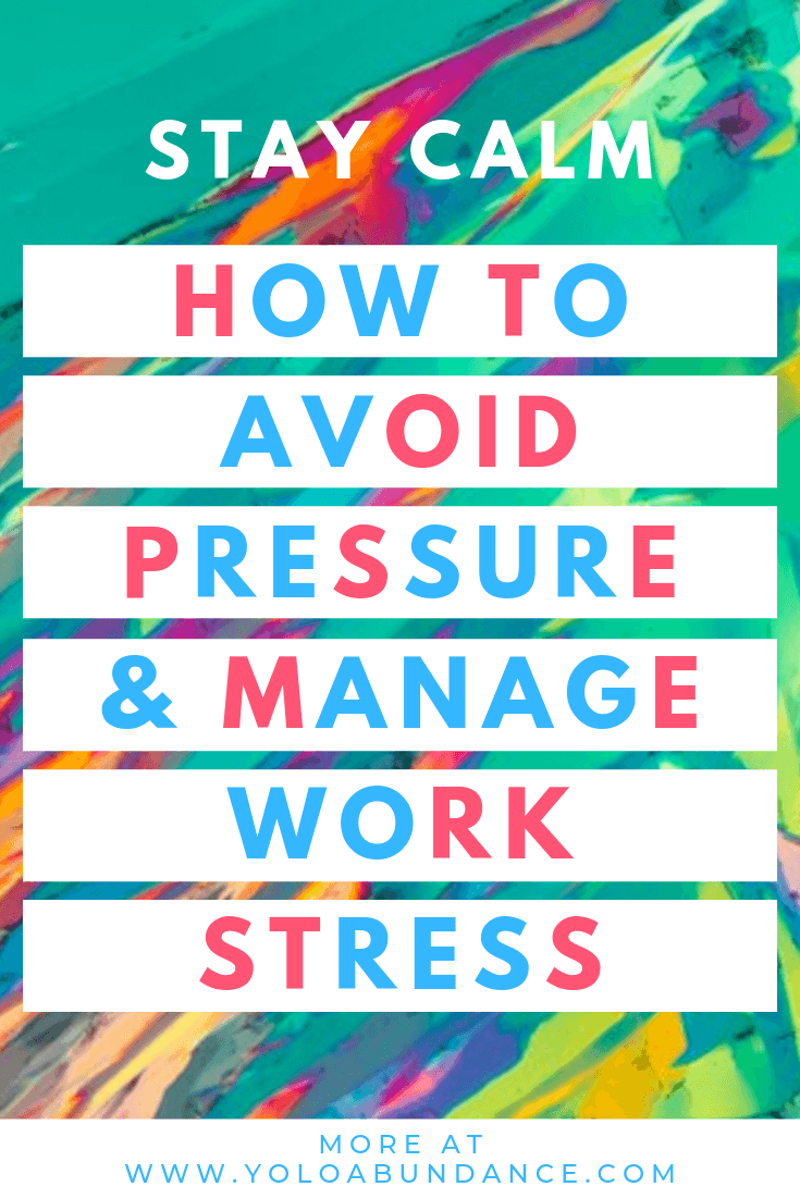 Stay Calm - You Only Live Once Life & Business Innovation Style